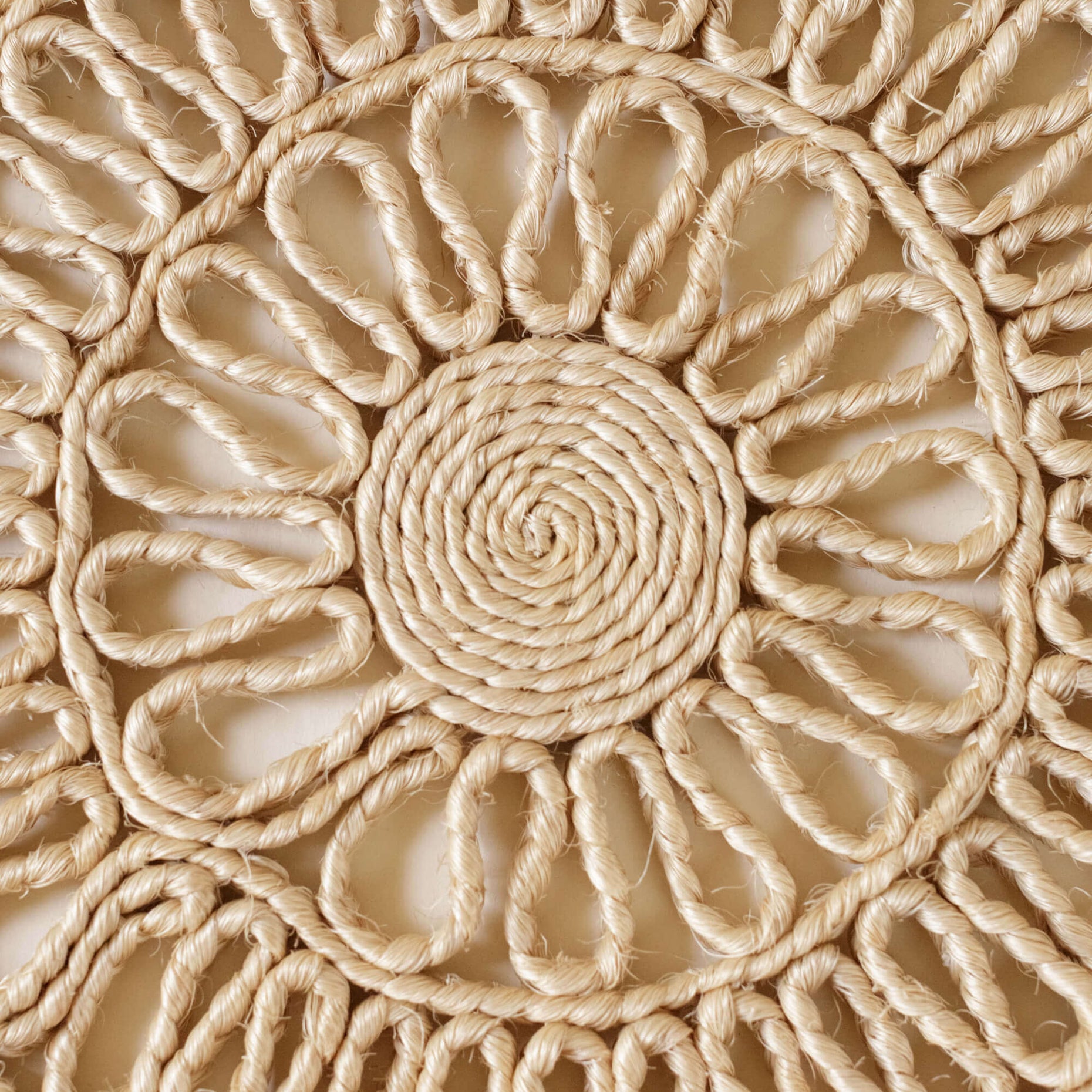 Lattice Placemat White Sisal - Indego Africa