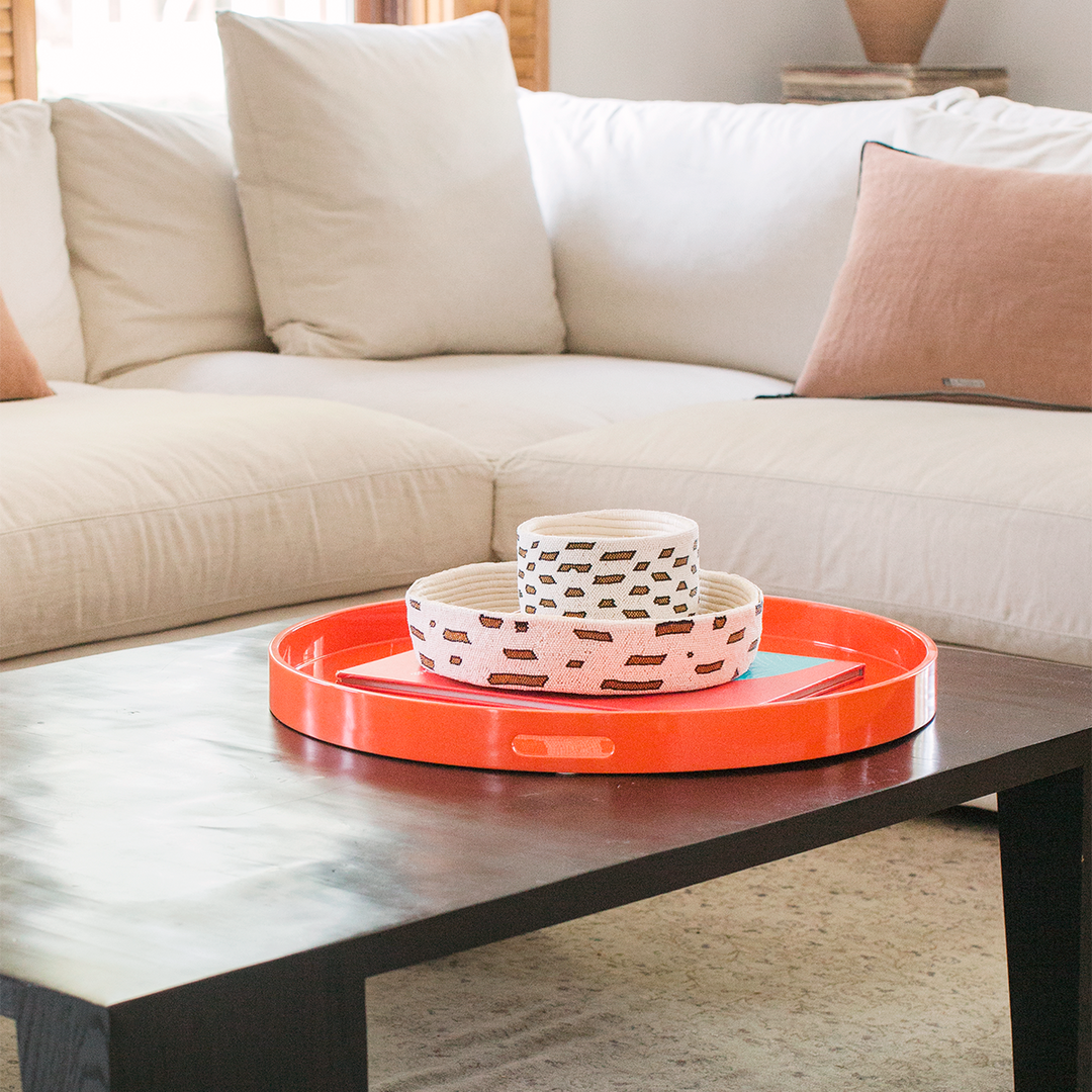 Beaded Leopard Bucket - Indego Africa