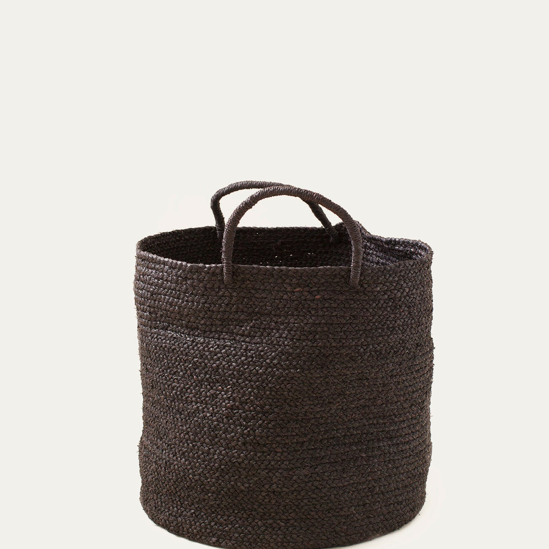 Medium Braided Raffia Basket - Indego Africa